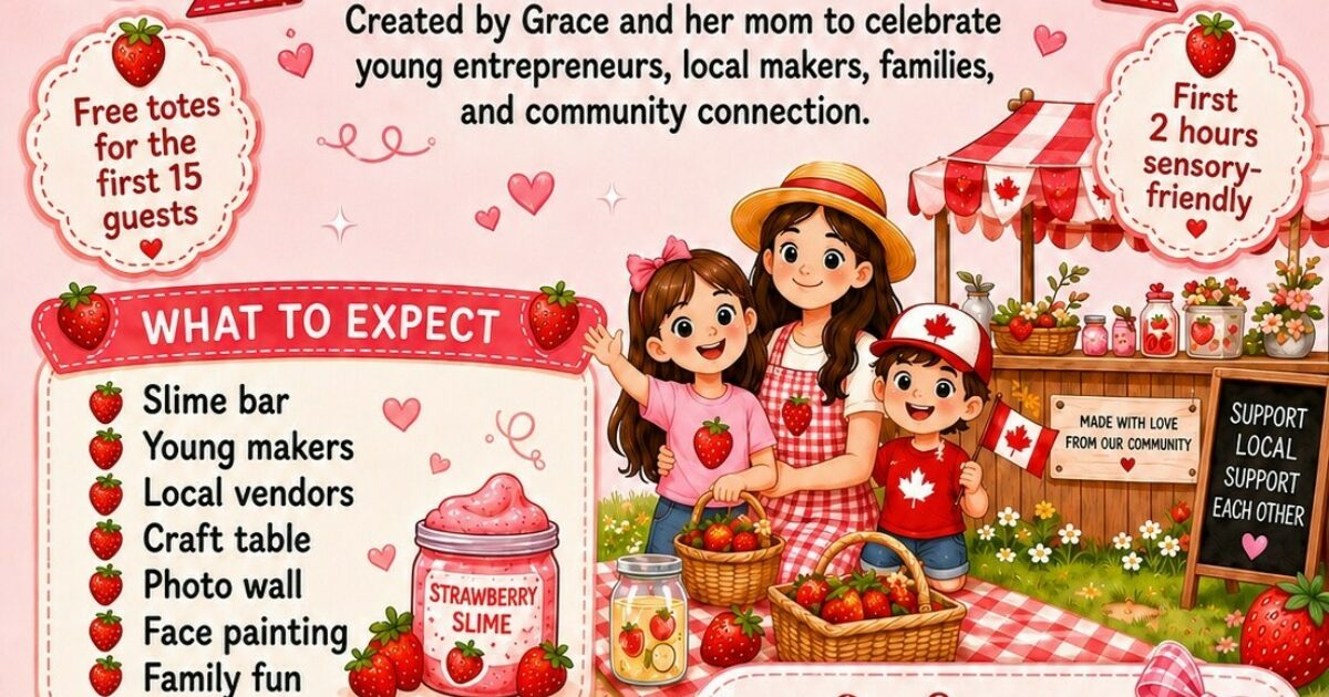Edmonton Arts Council | Strawberry Picnic Canada Day Indoor Market
